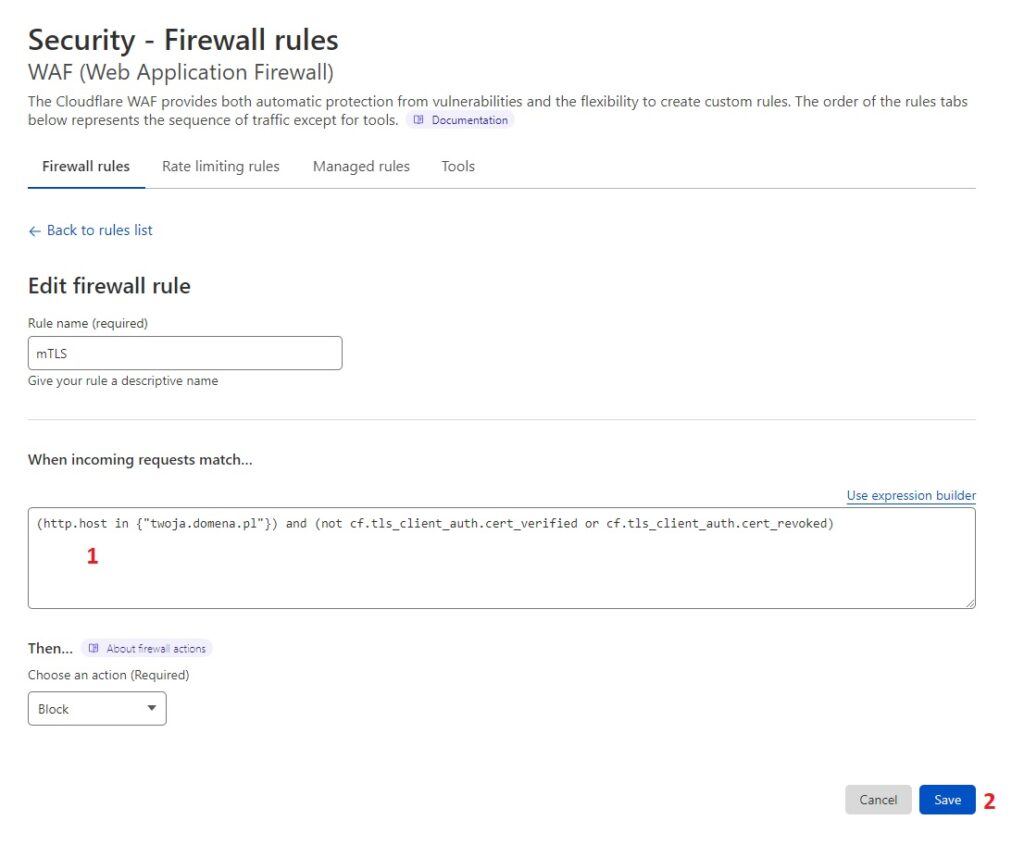 Konfiguracja mTLS w Cloudflare – connected matter